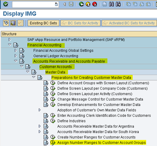 SAP - FICO MODULE LEARNING: Assign Number Ranges to Customer Account Groups