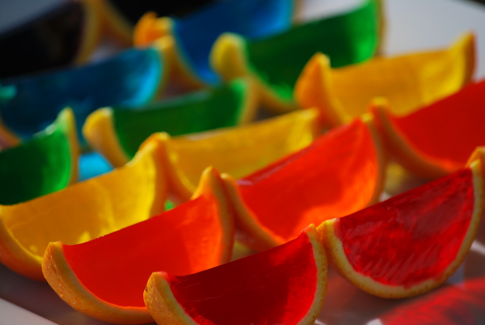 My story in recipes: Rainbow Jello Slices