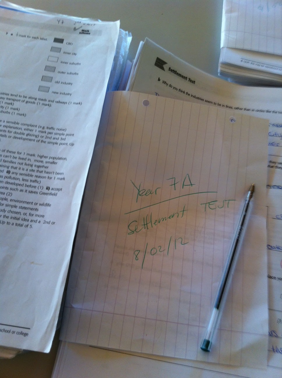 E-teaching with Mr. Legaz: Marking marking marking... 7A, 7B, 7C, 8A ...