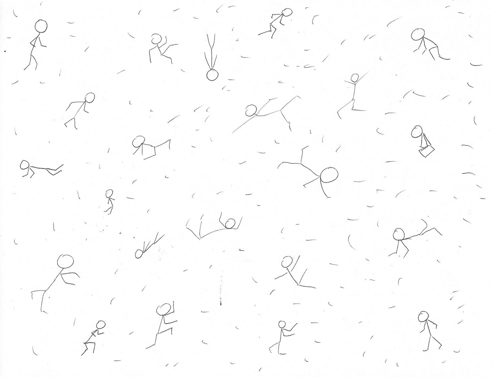 Flinching Forward Fast: Drawing Gallery (First Year)