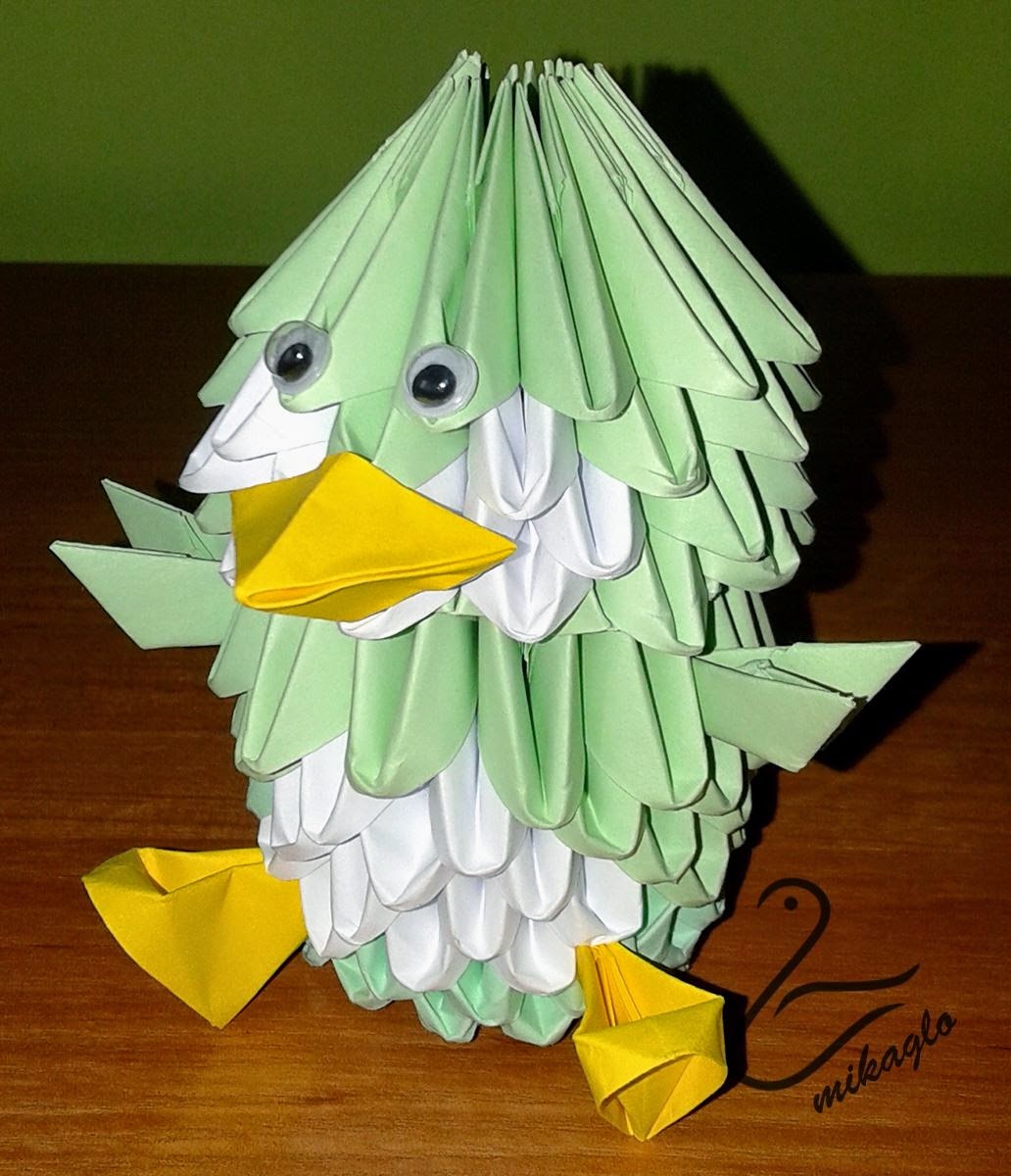 Origami 3d - mikaglo: 17. Kolorowe kaczuszki z origami / 3d origami ...