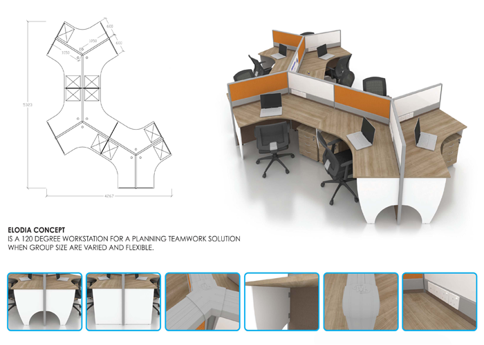 Pakej Workstation Pejabat Lengkap WS21