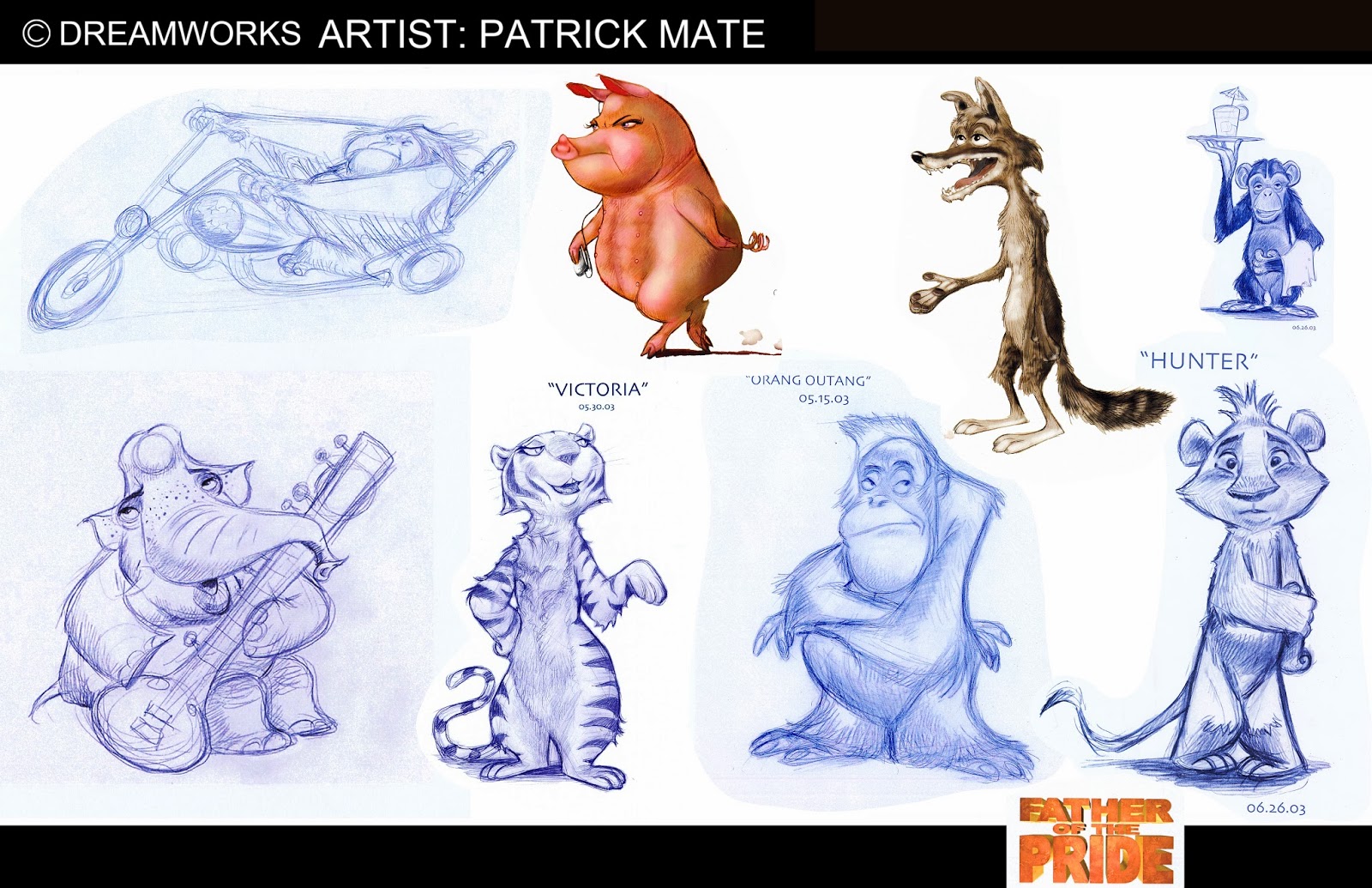 PATRICK MATE Character Design Portfolio
