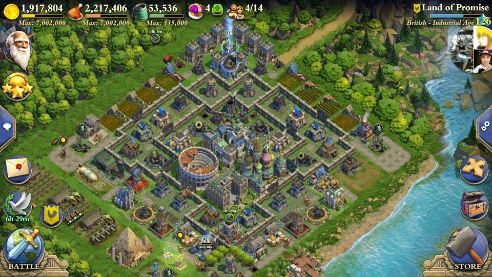 Bronze Age Base Layout of DomiNations