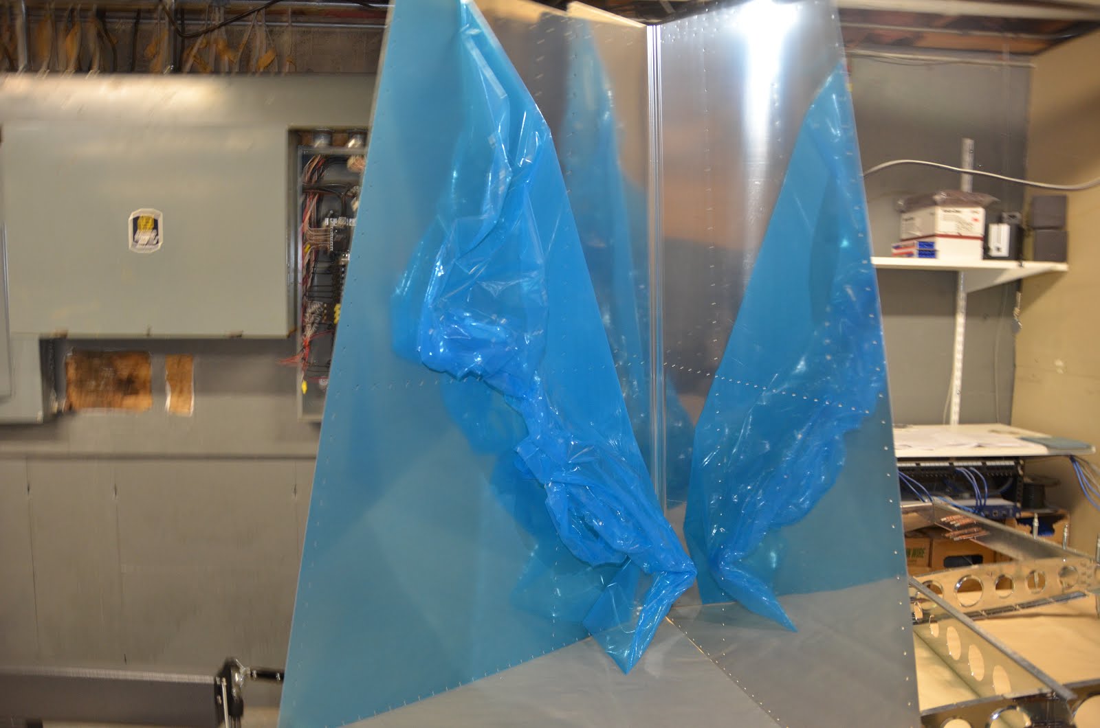 N67SC: Vertical Stab spars and ribs