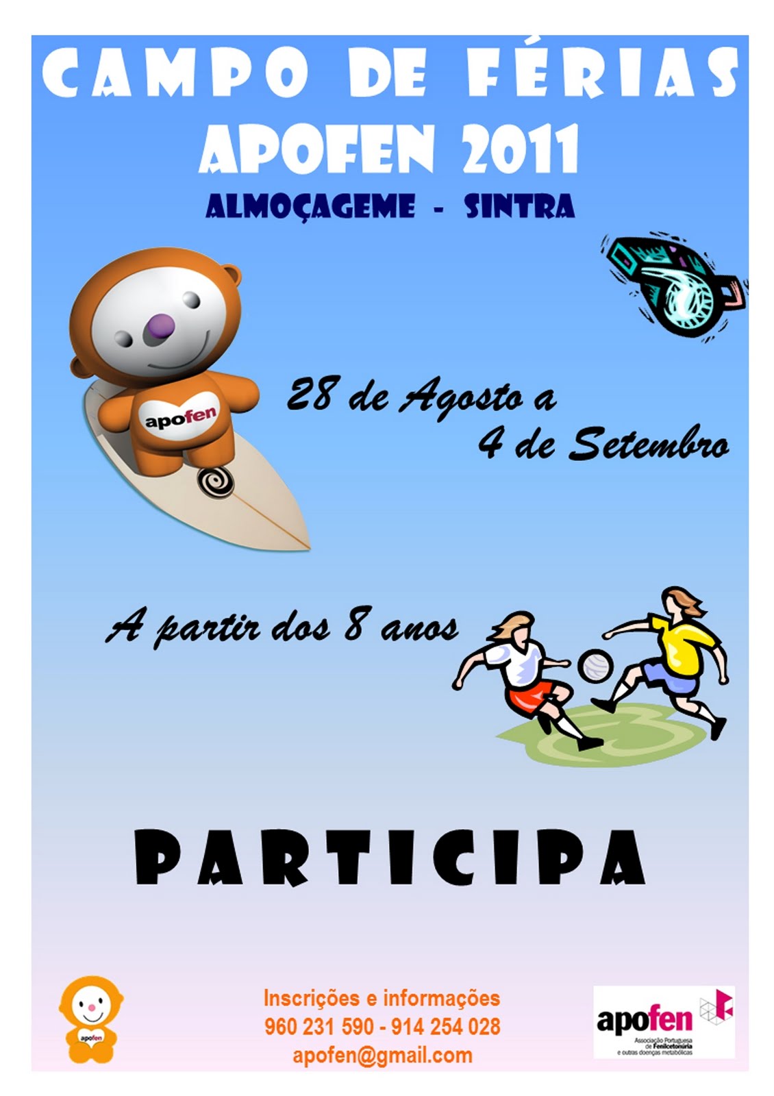 PKU + metabolicas: Escola de Cozinha no Campo de Férias da apofen