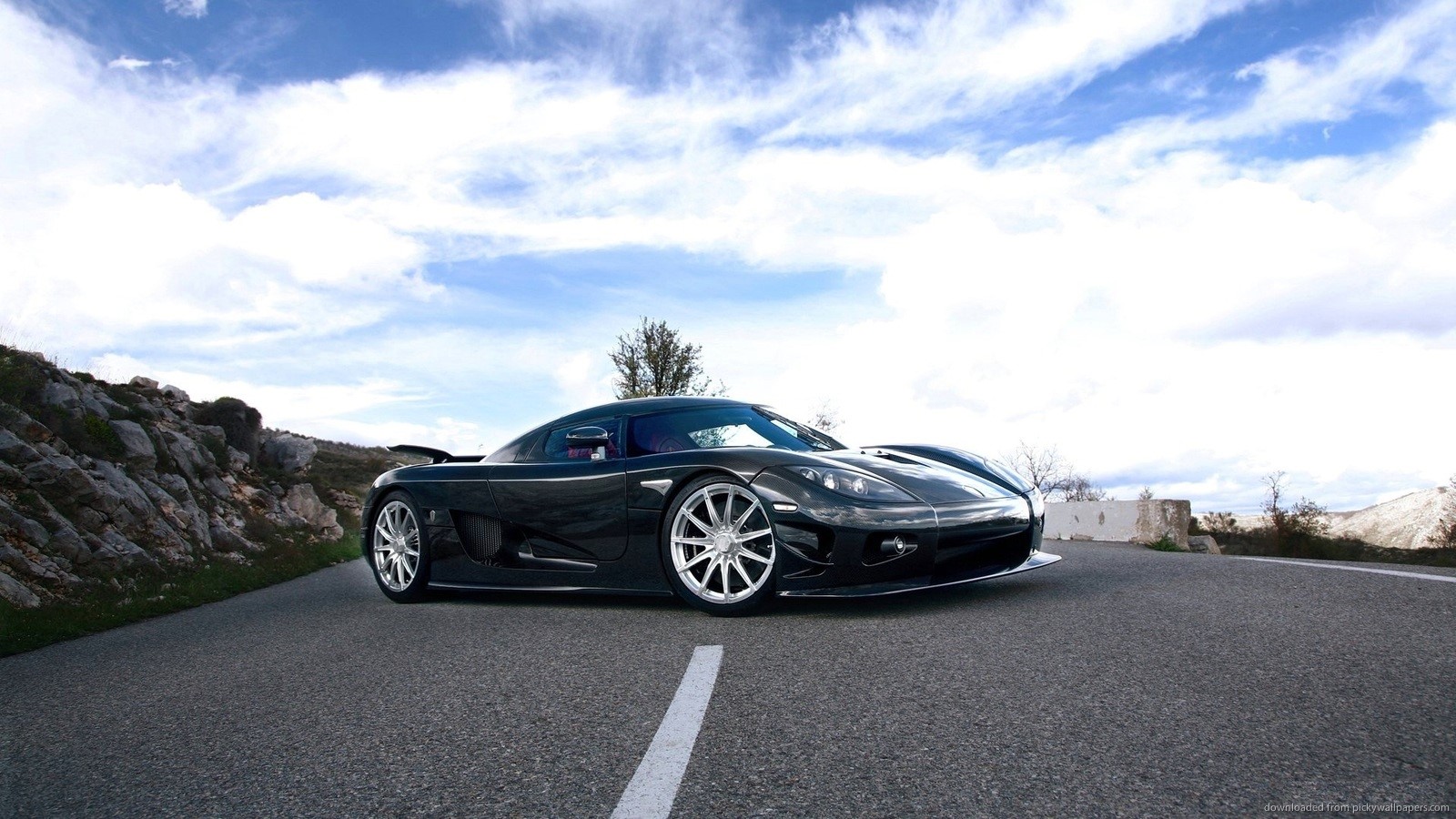 Koenigsegg CCXR Carro Preto Lindo Wallpaper - Carros 2017