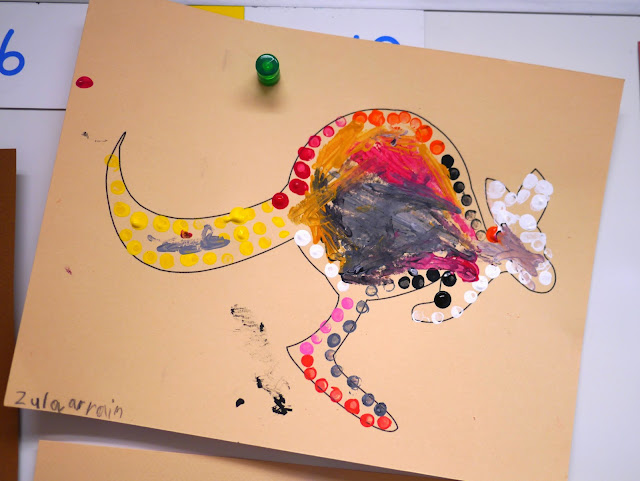 Little Hiccups: Aboriginal Dot Art Activity