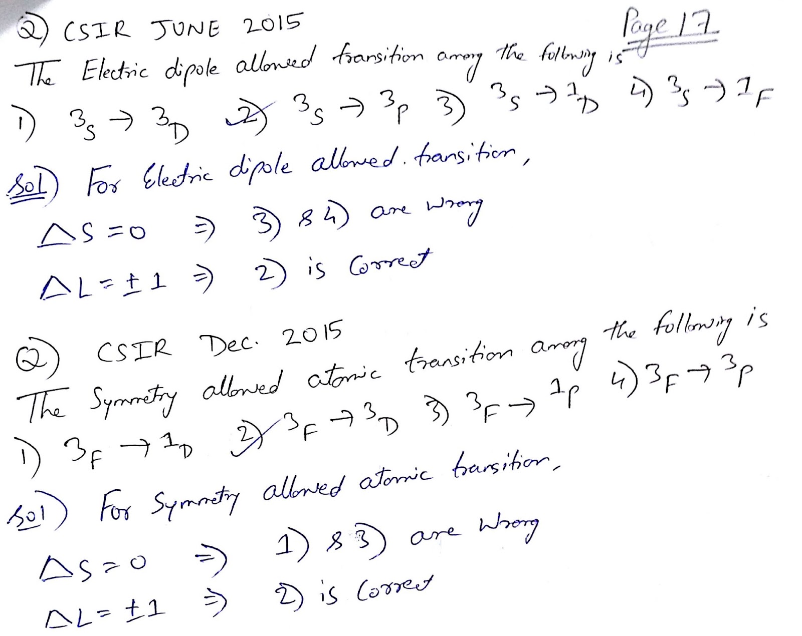 Chemistry for CSIR NET/GATE and Explains: Term Symbols and Selection ...