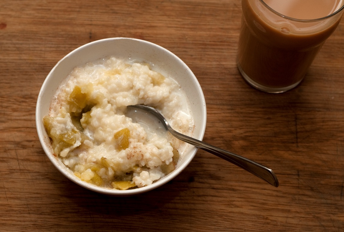 ChristaBakes: Swedish Rice Pudding with Apple Sauce