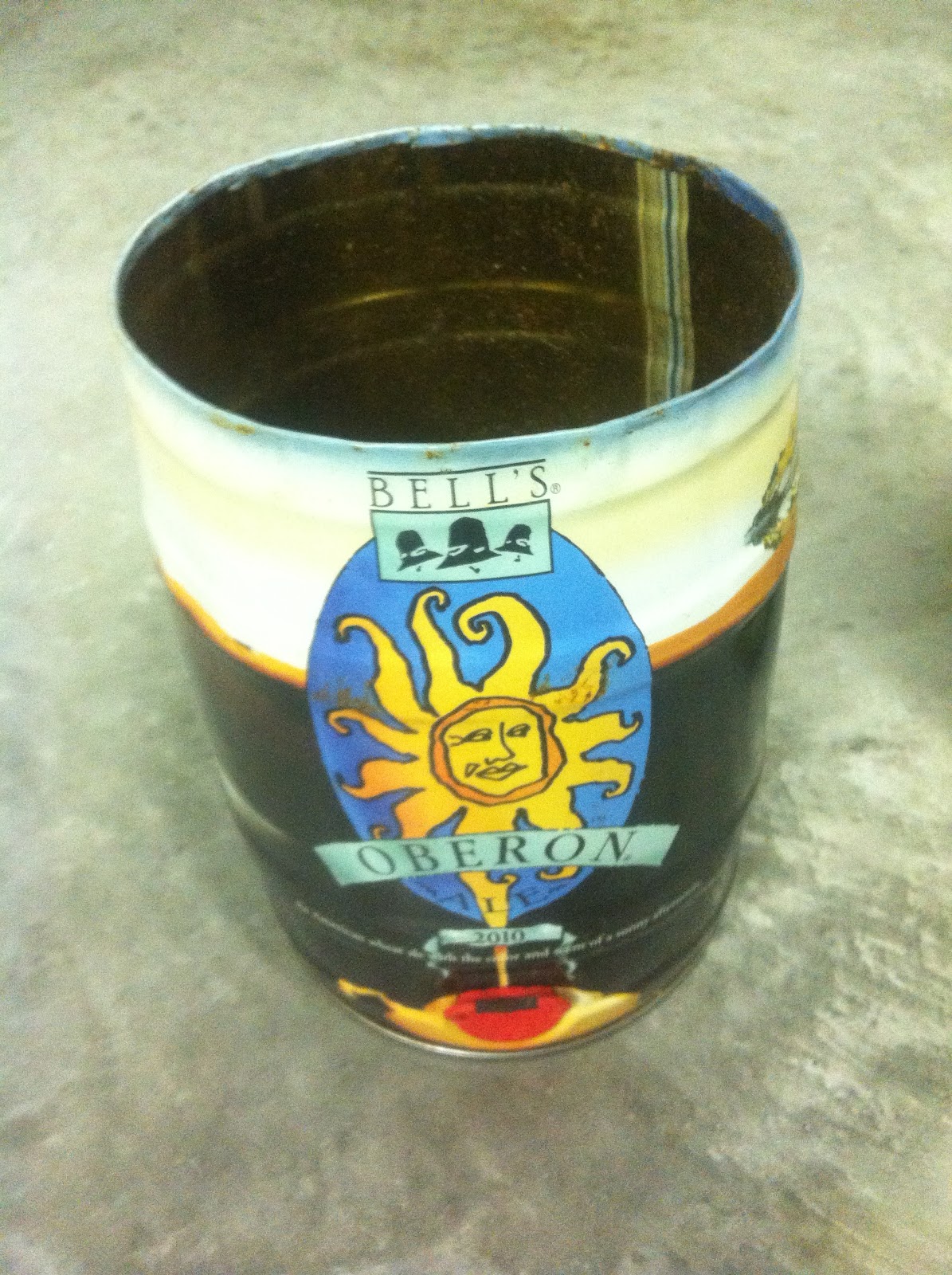 Little Green Things: Recycled Mini-Keg Planters