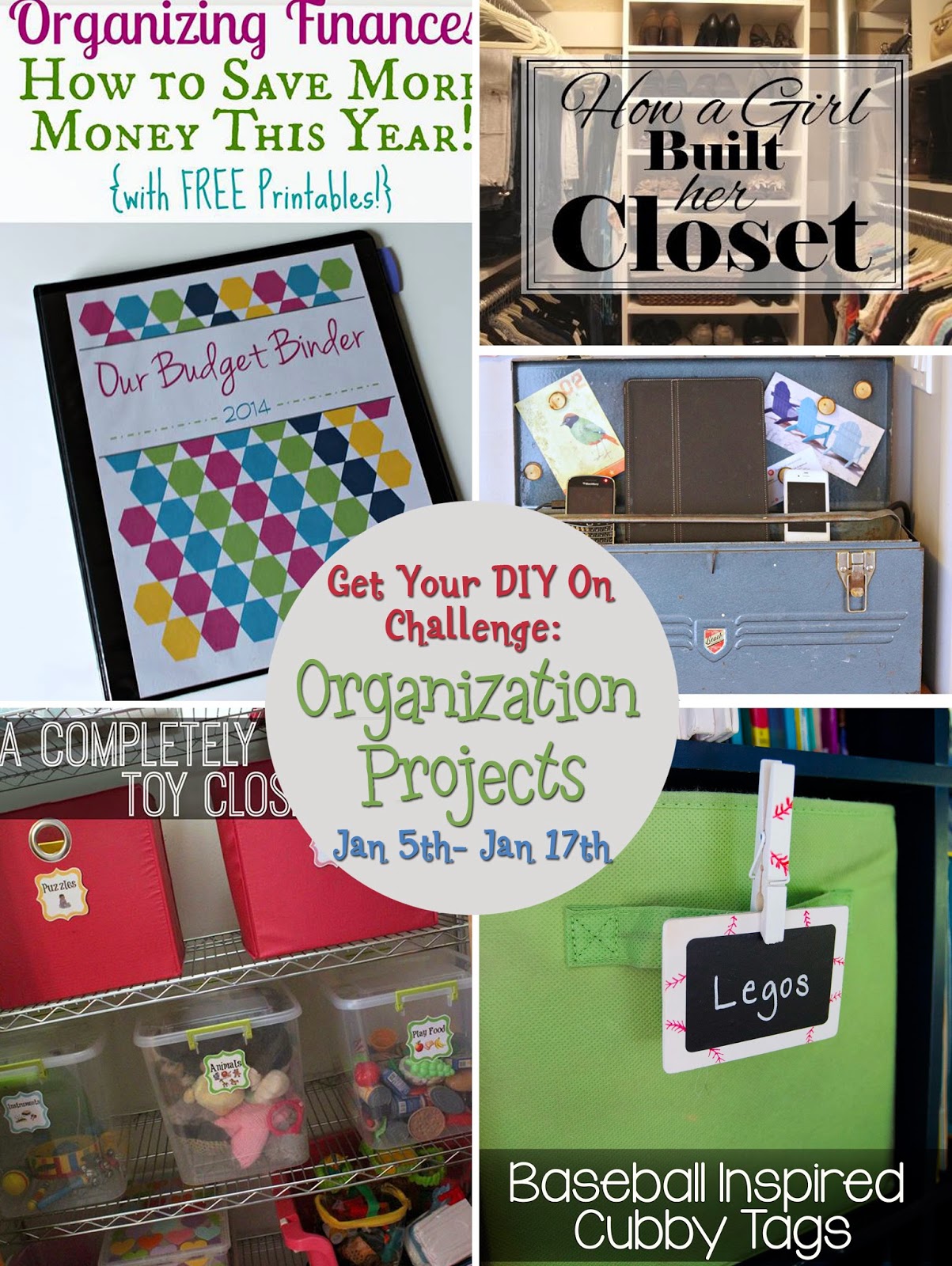 Get Your DIY On Challenge: Organizing Projects | The Happy Housie