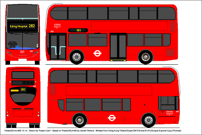 London Bus Blog: Fictional Paper Nets
