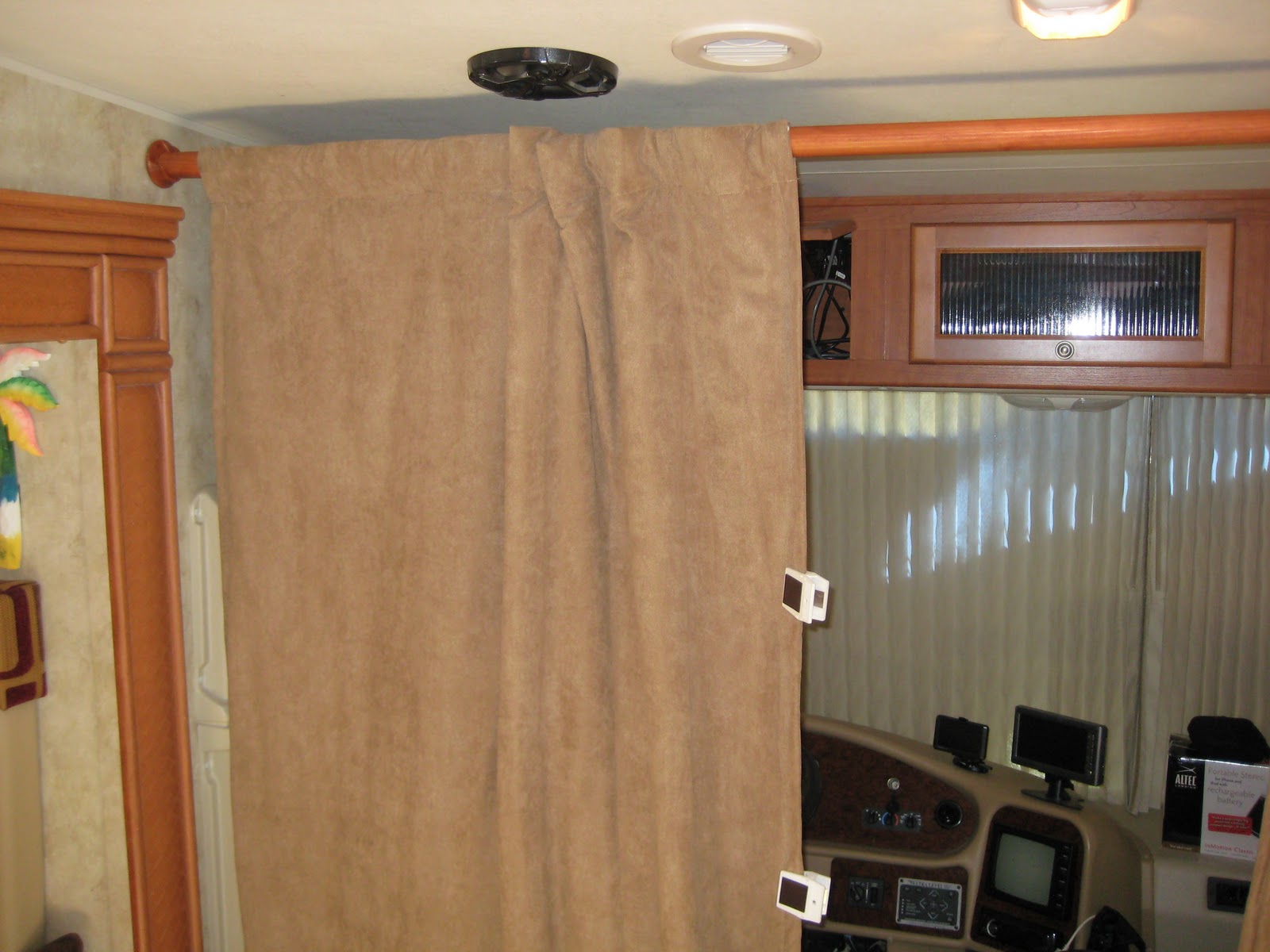 Hula Hut RV Mods and Changes: Thermal Curtains
