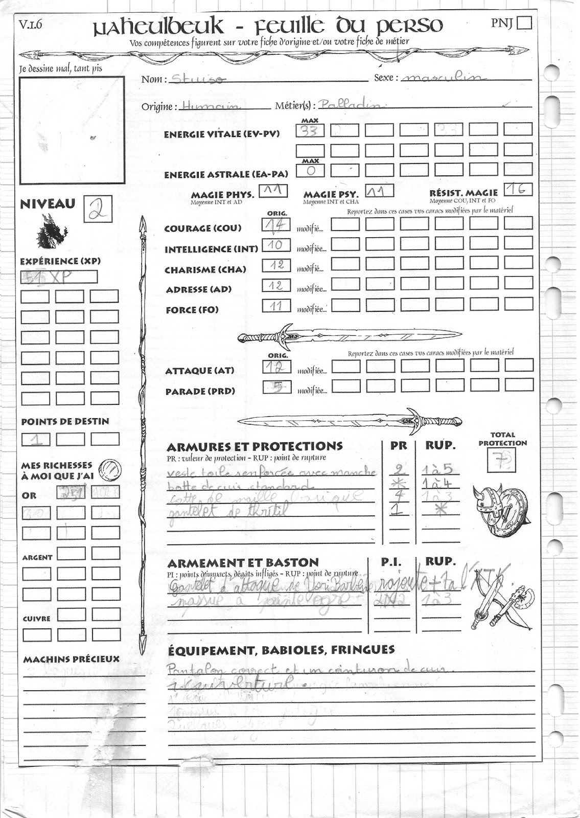 Jeu de rôle: JDR Naheulbeuk Jeu de rôle: JDR Naheulbeuk