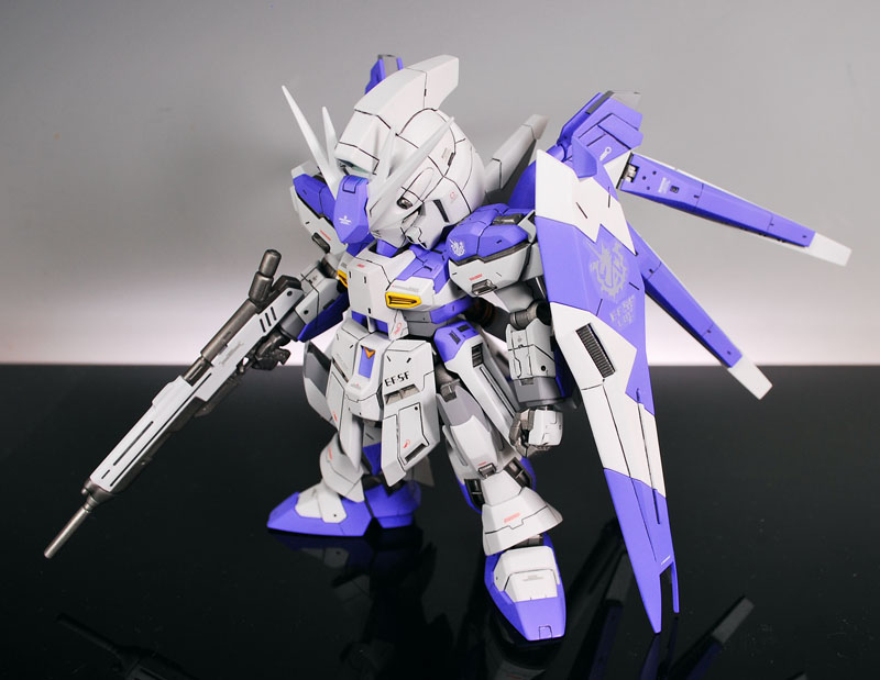 GUNDAM GUY: SD RX-93-v2 Hi-v Gundam - Custom Build