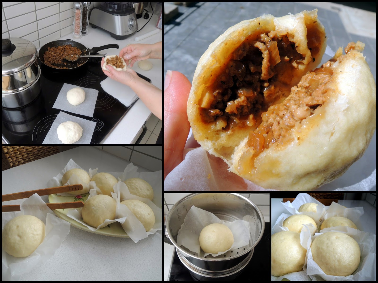 Around the World - in favorite recipes: Steamed Pork Buns (Dim Sim ...