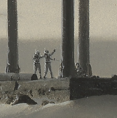 Alien Explorations: Chesley Bonestell's "Stone Architecture on Mars ...