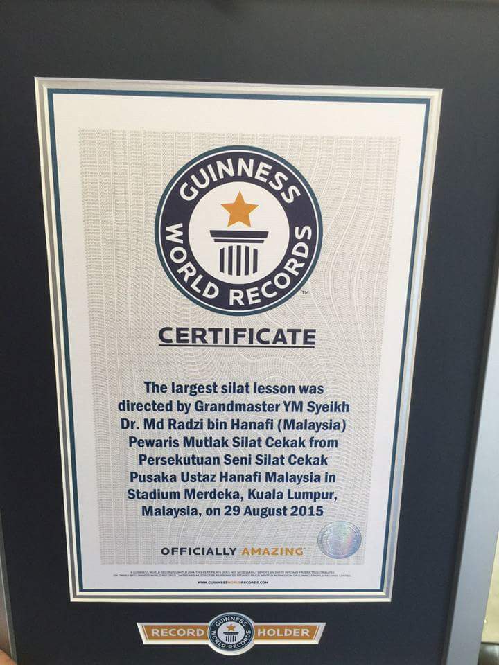 SMKGB BERSAMA SILAT CEKAK PUSAKA HANAFI CIPTA GUINNESS WORLD OF RECORD ...