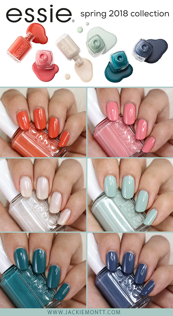 Essie Spring 2018 Swatches and Review - JACKIEMONTT