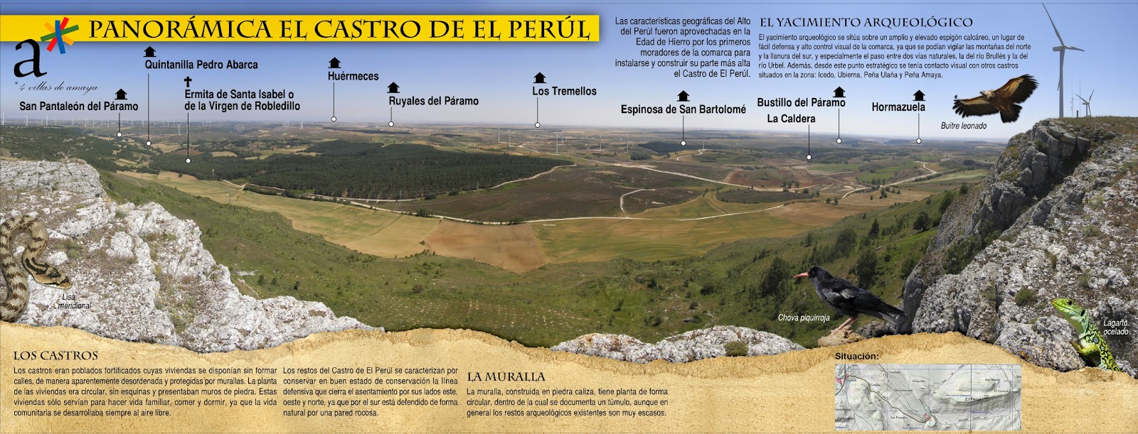 Coculina: PANORÁMICA DESDE EL CASTRO DEL PERUL