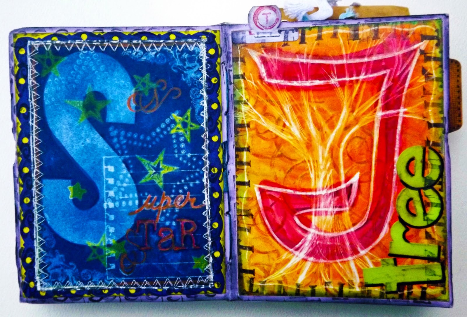 Soul Art: Post 80 - Alphabet Do-Si-Do Book... continued