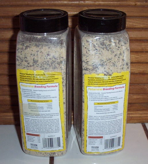 The Splendid Bourke Bird Blog: Found Petamine Breeding Formula