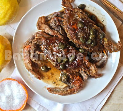 Myanmar Business: Soft Shell Crab Recipe With Lemon, Butter and Capers