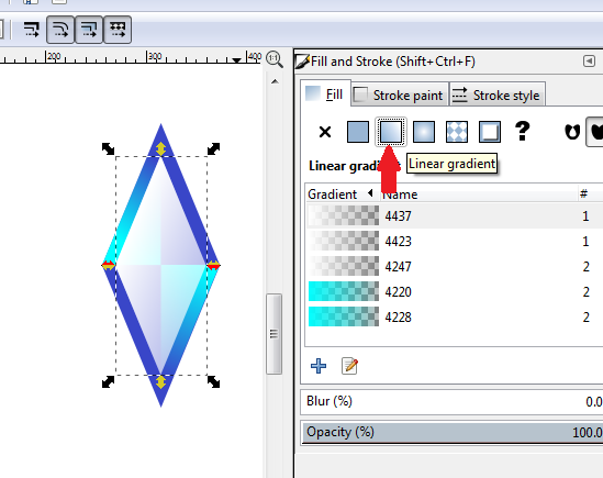 How to make a Cool Gemstone Using Inkscape - Methodoart