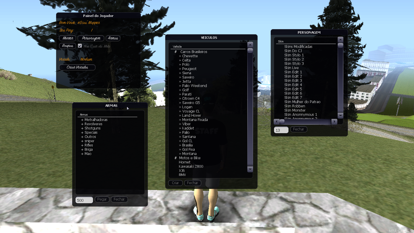 Mta freeroam server paket - kissdast