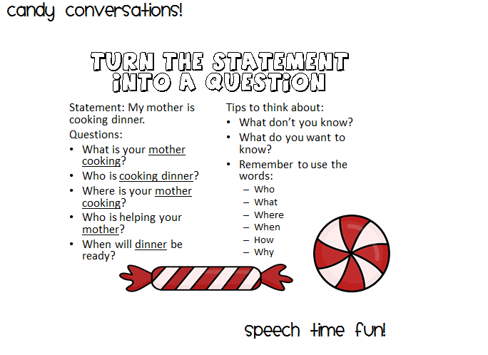 Candy Conversations! - Speech Time Fun: Speech and Language Activities