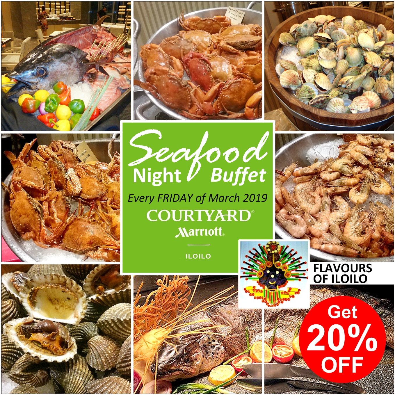 Dive into Courtyard by Marriott Iloilo's Seafood Night Buffet