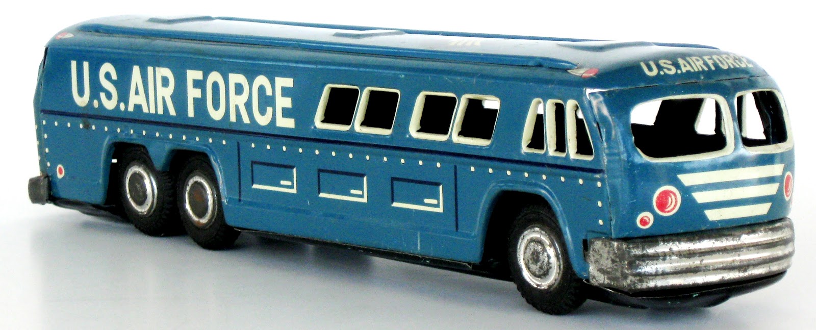 Toys and Stuff: Toei - Japan Tin-litho U.S. Air Force Bus