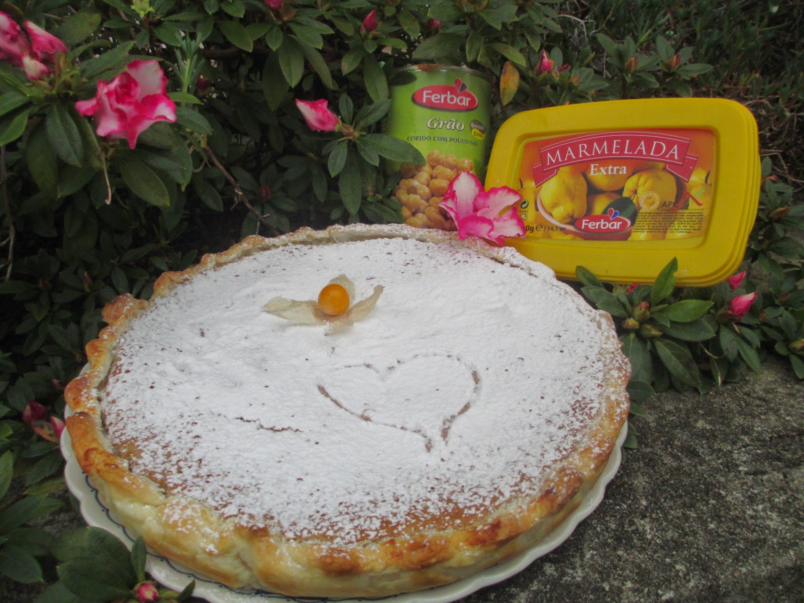 Receitinhas da Belinha Gulosa: Tarte de grão, marmelada e nozes e a ...