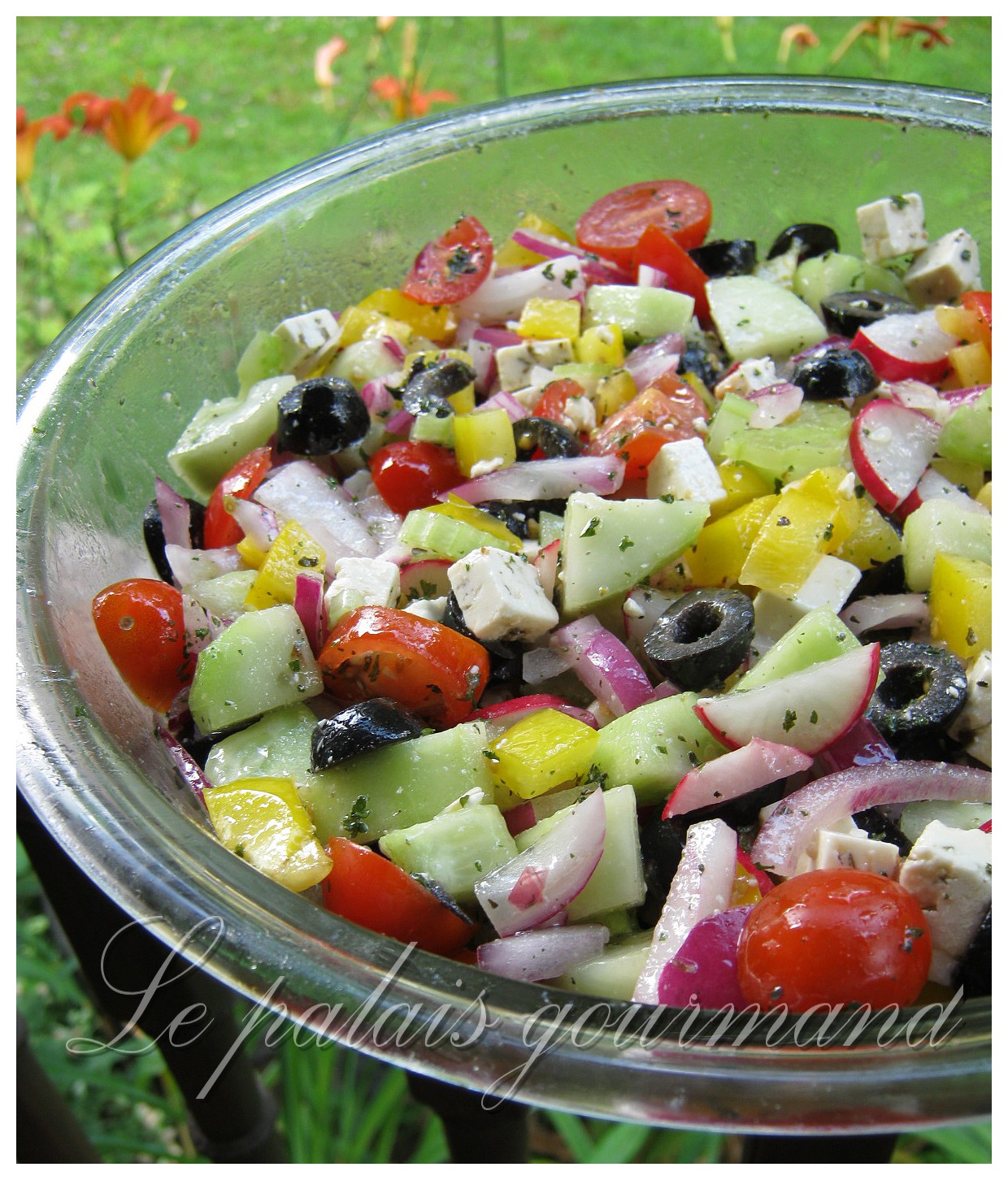 Le palais gourmand: Salade grecque