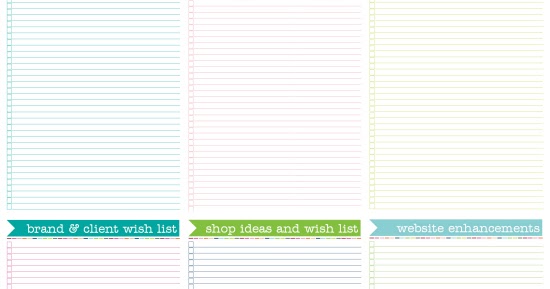 IHeart Organizing: My Daily Blog Planner
