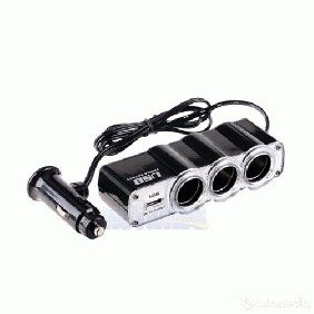 SOFTWARE-ACCESSORIES: 12v - 24v In Car Triple Socket Splitters ...