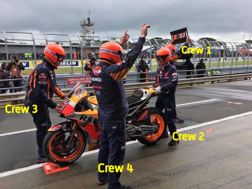 Helm Unik Para Kru MotoGP 2017