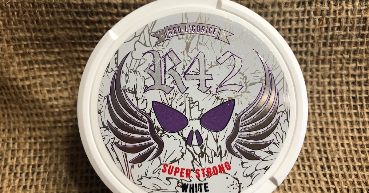 R42 (Red Licorice) Super Strong White - Review. 6 September 2019.