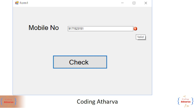 36 Validation using Error Provider in VB.NET ~ Coding Atharva