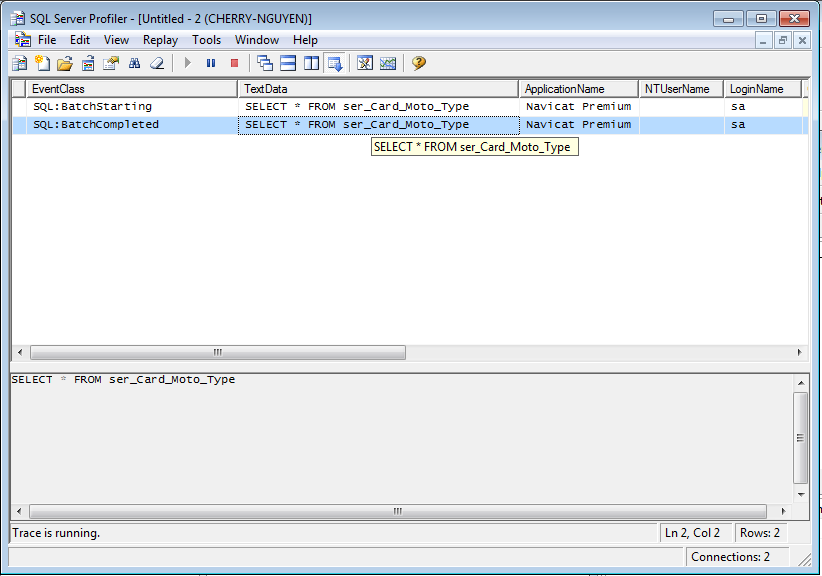 SQL Tips: Hướng dẫn sử dụng SQL Profiler ~ Phương Nguyễn