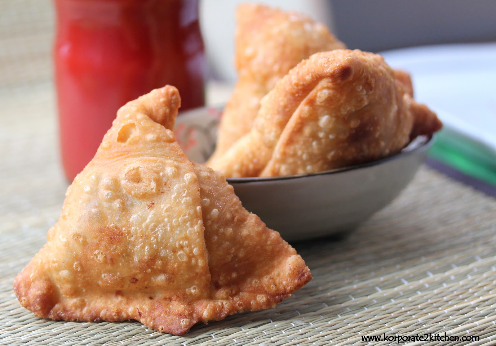 Korporate 2 Kitchen: Samosa with Chola Filling