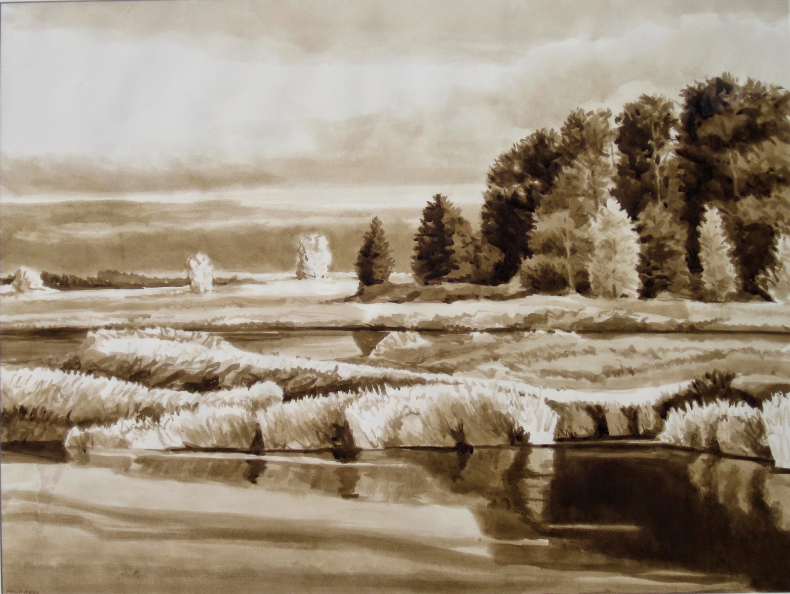 What I Learned from My Ink Wash Drawings