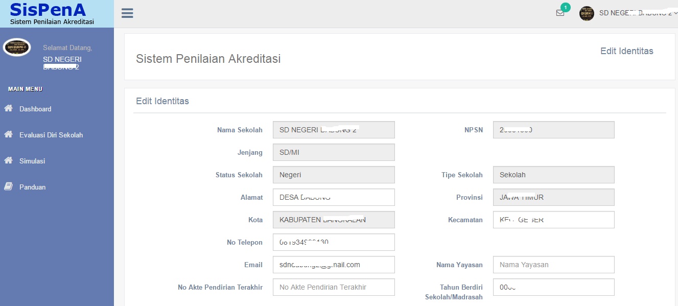 Cara Login Di Bans/M Atau Sispena Dan Panduan Cara Mengisi Sispena S/M ...