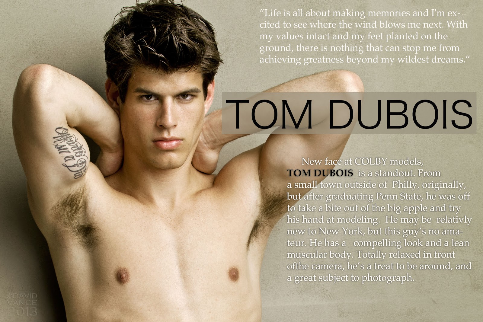 David Vance Photographer: TOM TERRIFIC