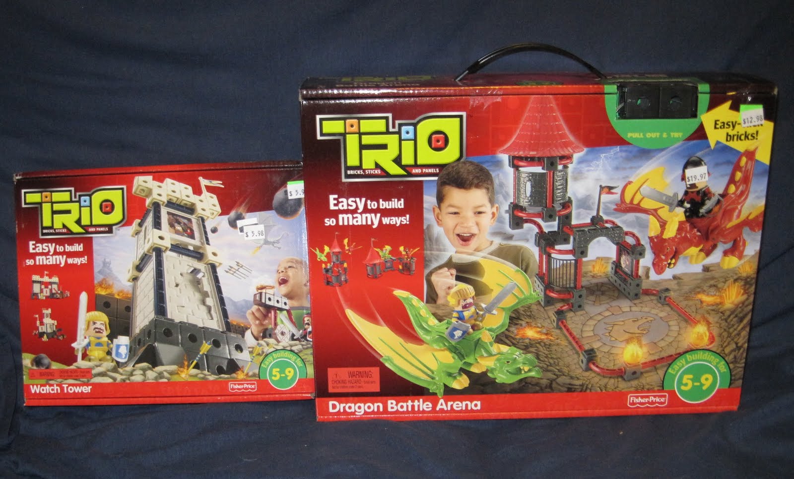 Toy Remix: Trio: Watch Tower and Dragon Battle Arena