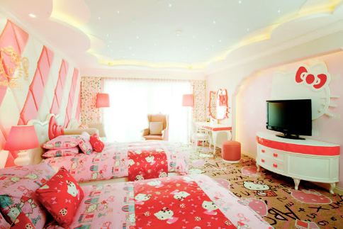 Hoteles de Hello Kitty : Locos por Hello Kitty