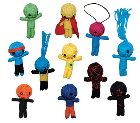 Bambola Bambolina voodoo doll gioco di Magia Ciondolo Accessori ...