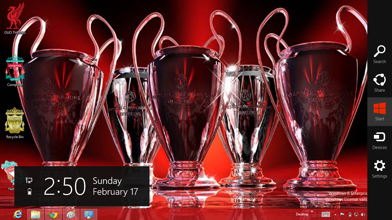 Liverpool Fc Windows 7 And Windows 8 Theme | Ouo Themes