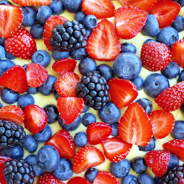 Tarte aux fruits rouges et crème citron ! - Pétille